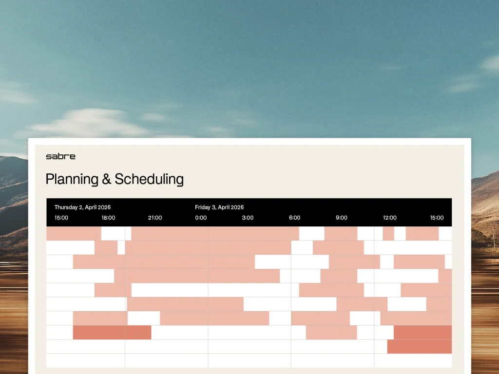 Airline scheduling software | Sabre Mosaic Schedule Manager