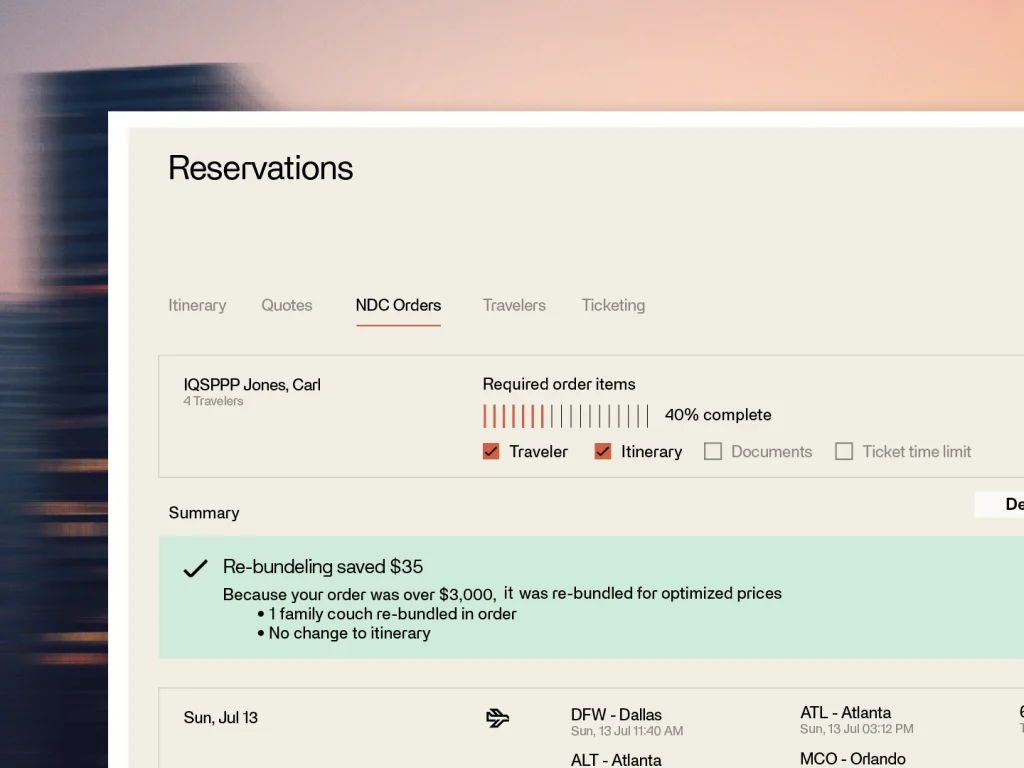 Sabre Mosaic Airline Technology: Open, AI-powered retailing