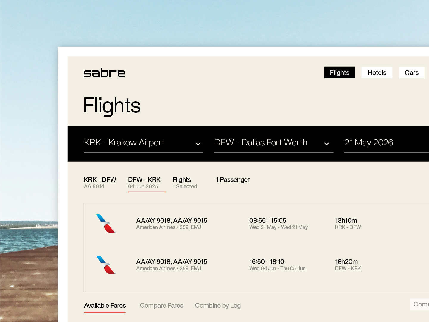 Travel agent booking software for new agents | Sabre Mosaic