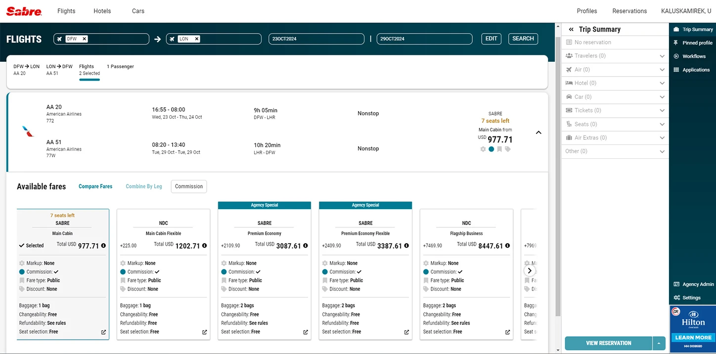Sabre Red 360 – Booking Platform Travel Agencies Love « Sabre